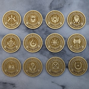 Inspiration Tokens / Role Playing Inspiration Tokens / TTRPG - Etsy
