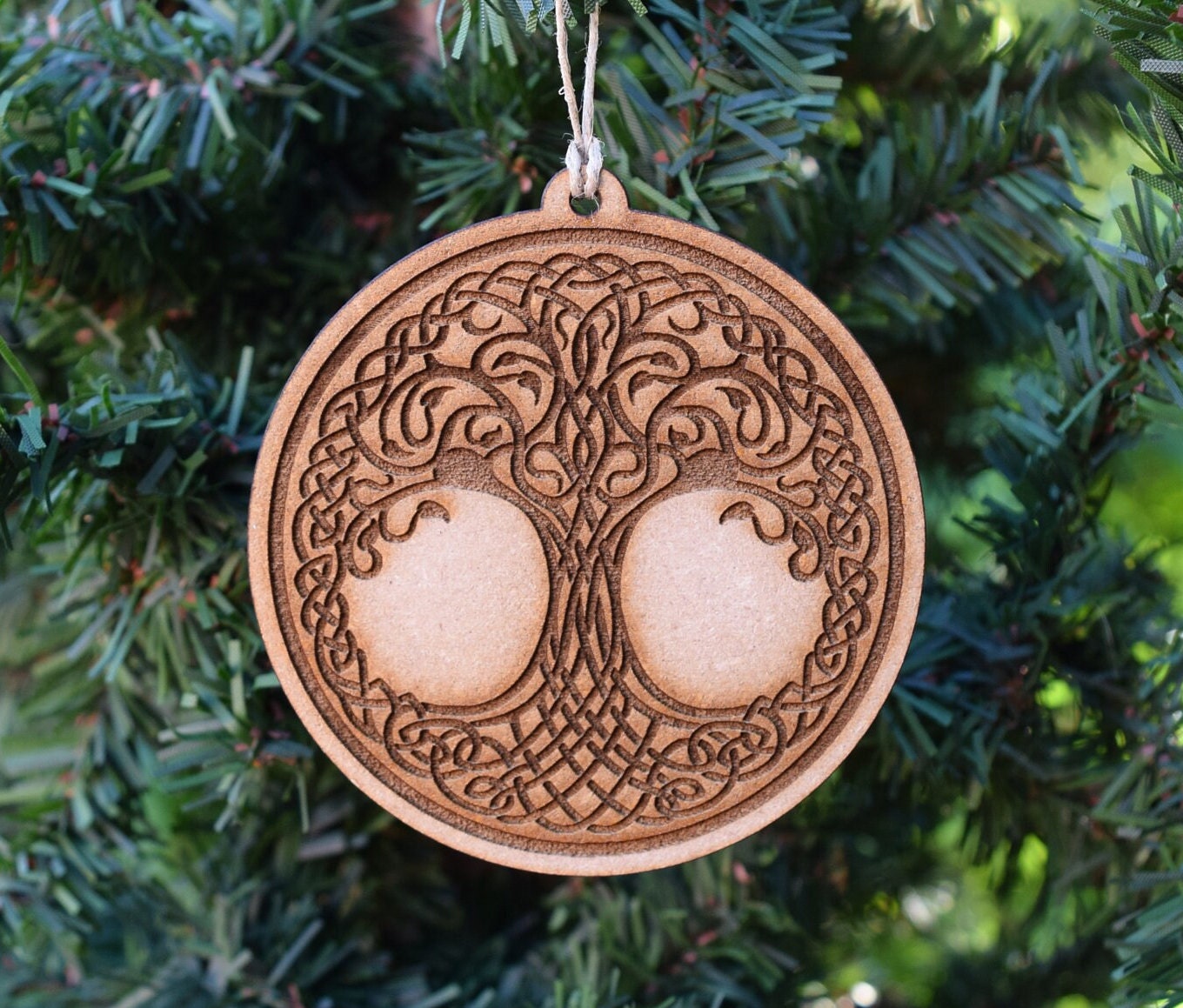 Celtic Tree of Life Christmas Ornament - Etsy