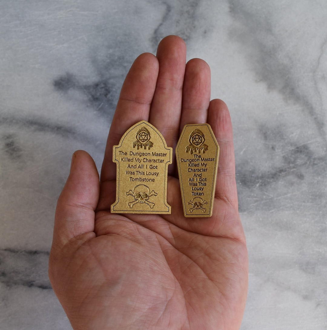 RPG Character Death Tokens - Etsy