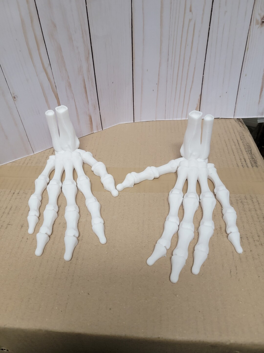 3D Printed Flexi Skeleton Hands: Halloween Decor - Etsy