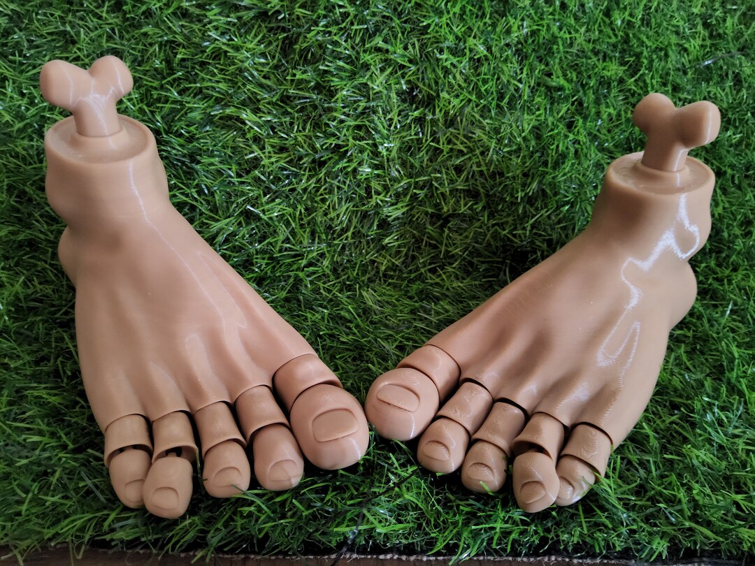 Flexi Feet Left and Right Foot Bone Flexi Factory Halloween - Etsy