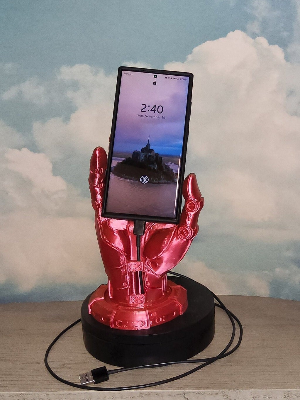Robot Hand Phone Holder: Android Desk Stand - Etsy