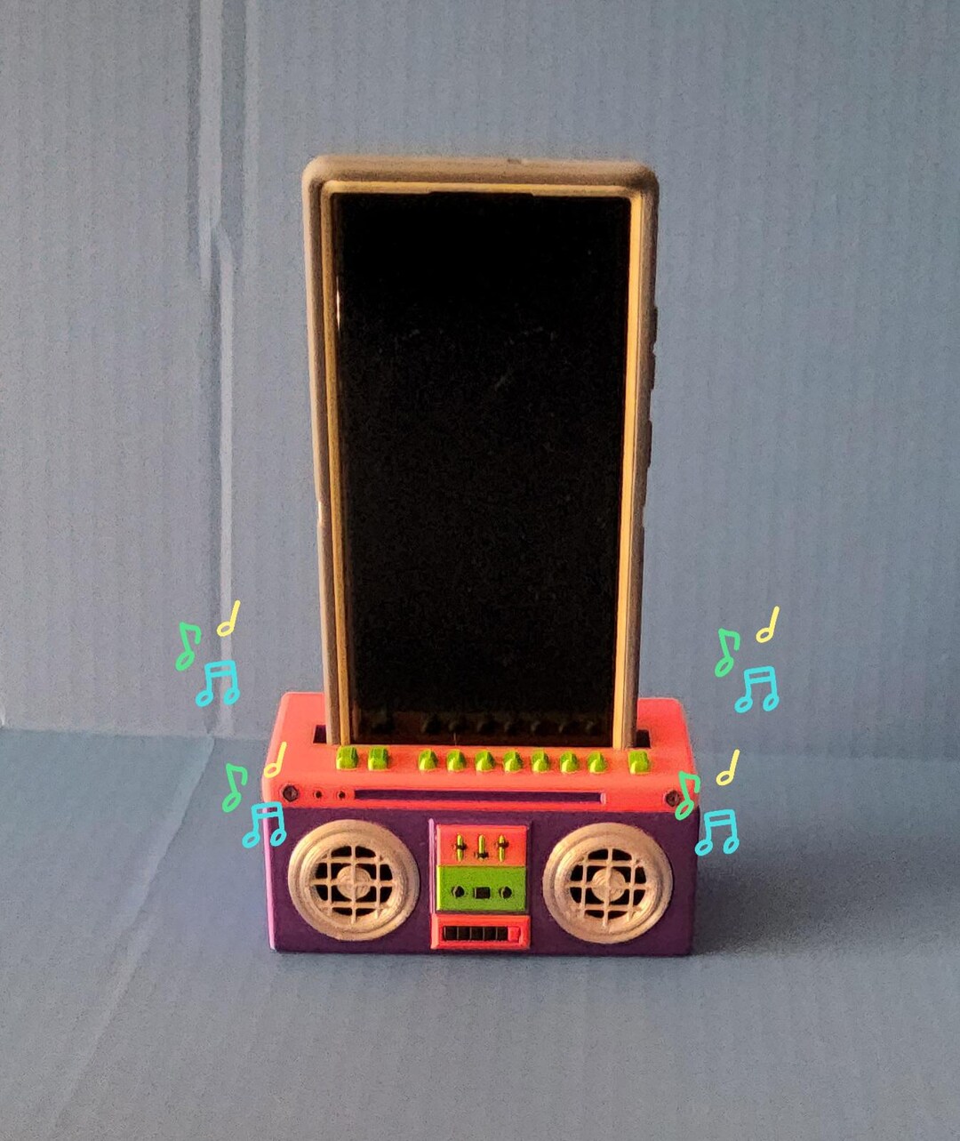 90’s Boombox Phone Amplifier 90's Boombox Desk Organizer Business Card ...