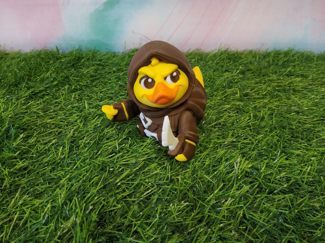 3D Printed Duck Monk: Silent Beak Fantasy Figurine - Etsy