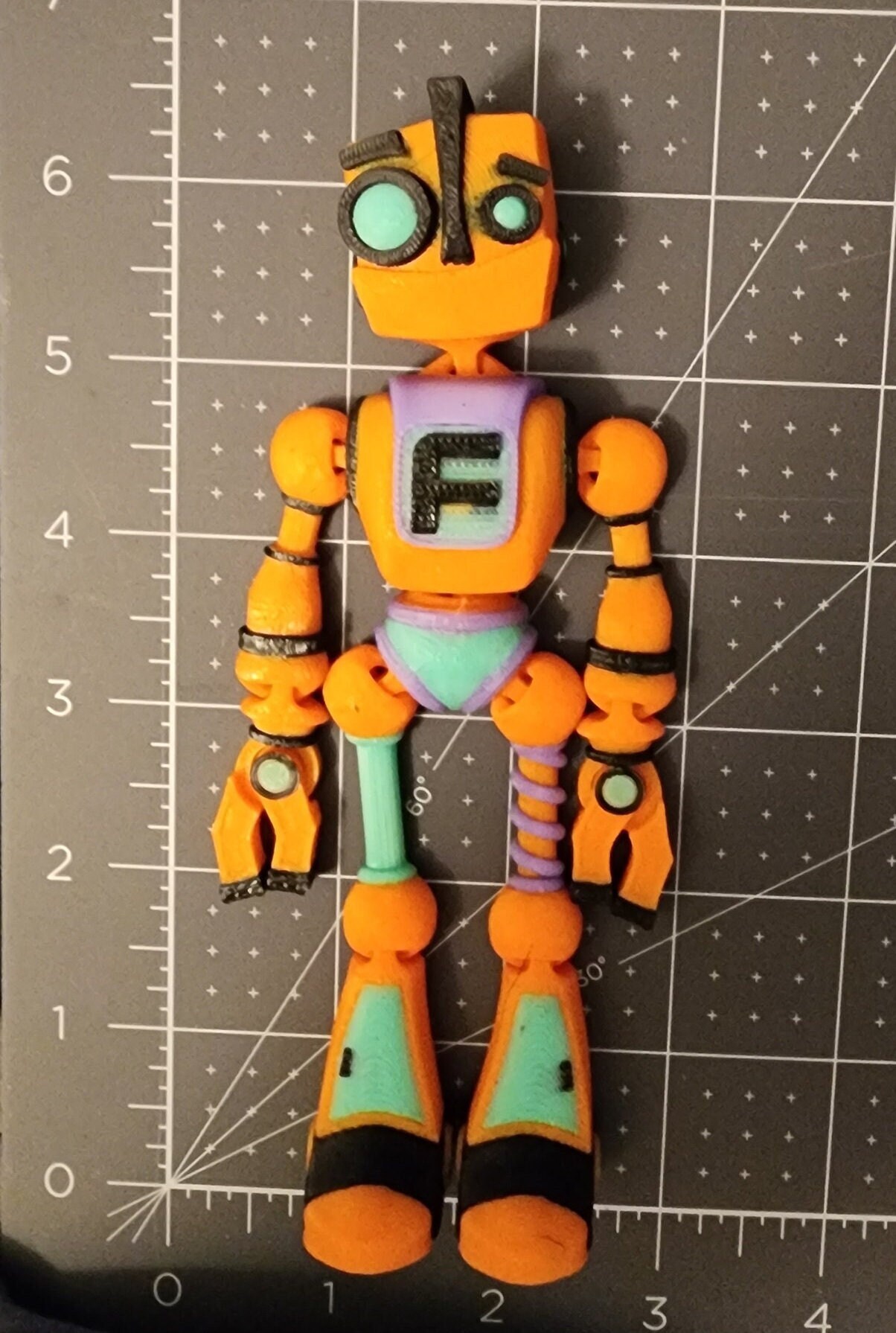 Robot 3d Printed Robot Flexi Robot Etsy