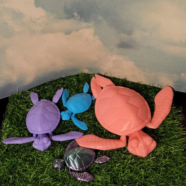 Flexi Turtle Stl - Etsy