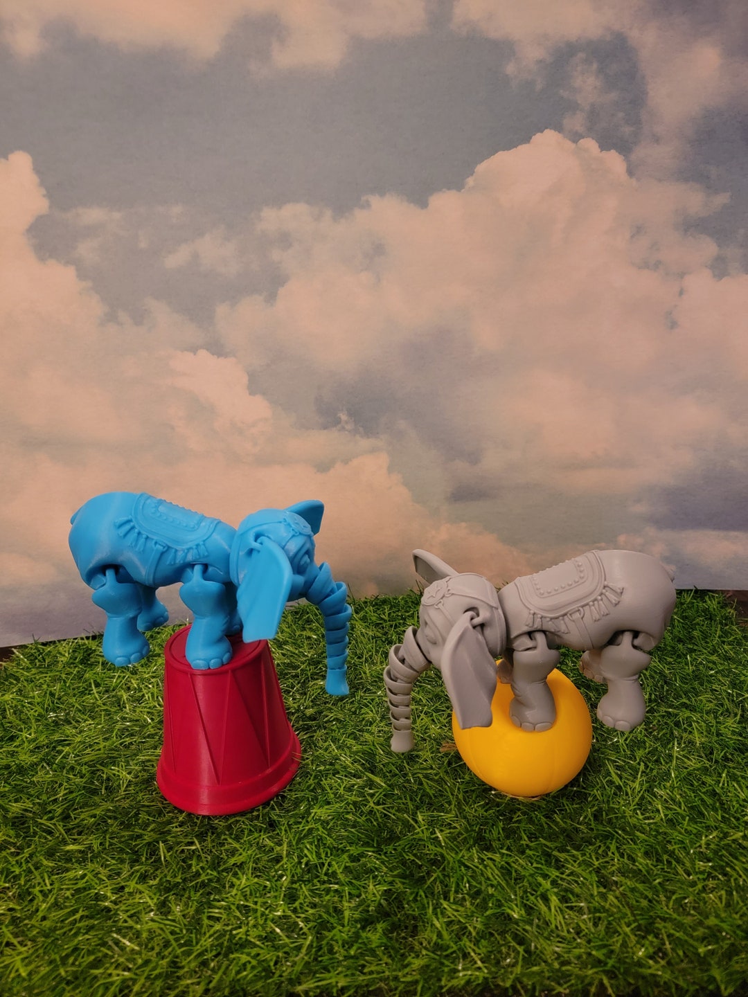Flexi Elephant: Articulated 3D Printed Balancing Toy - Etsy