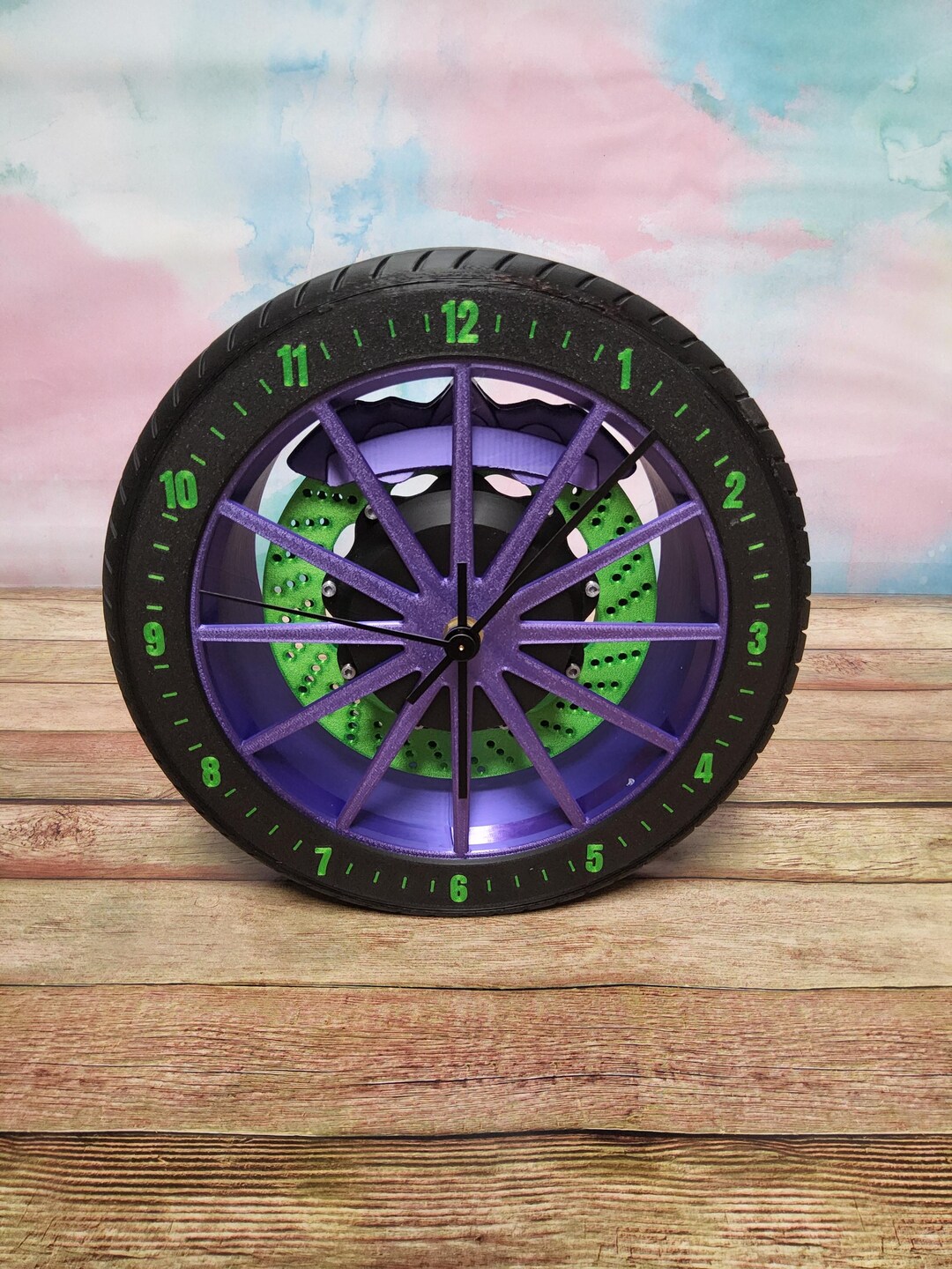 Tire Wheel Clock Alloy Wheel Clock Tire Clock Wheel Clock - Etsy