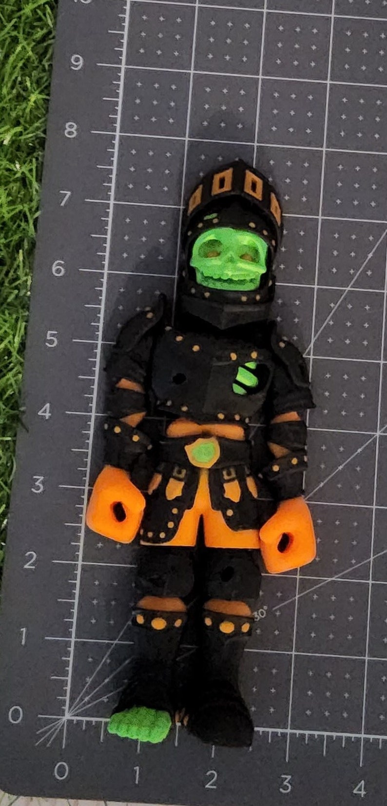 3D Printed Articulated Skeleton Knight: Flexi Factory Figure - Etsy UK