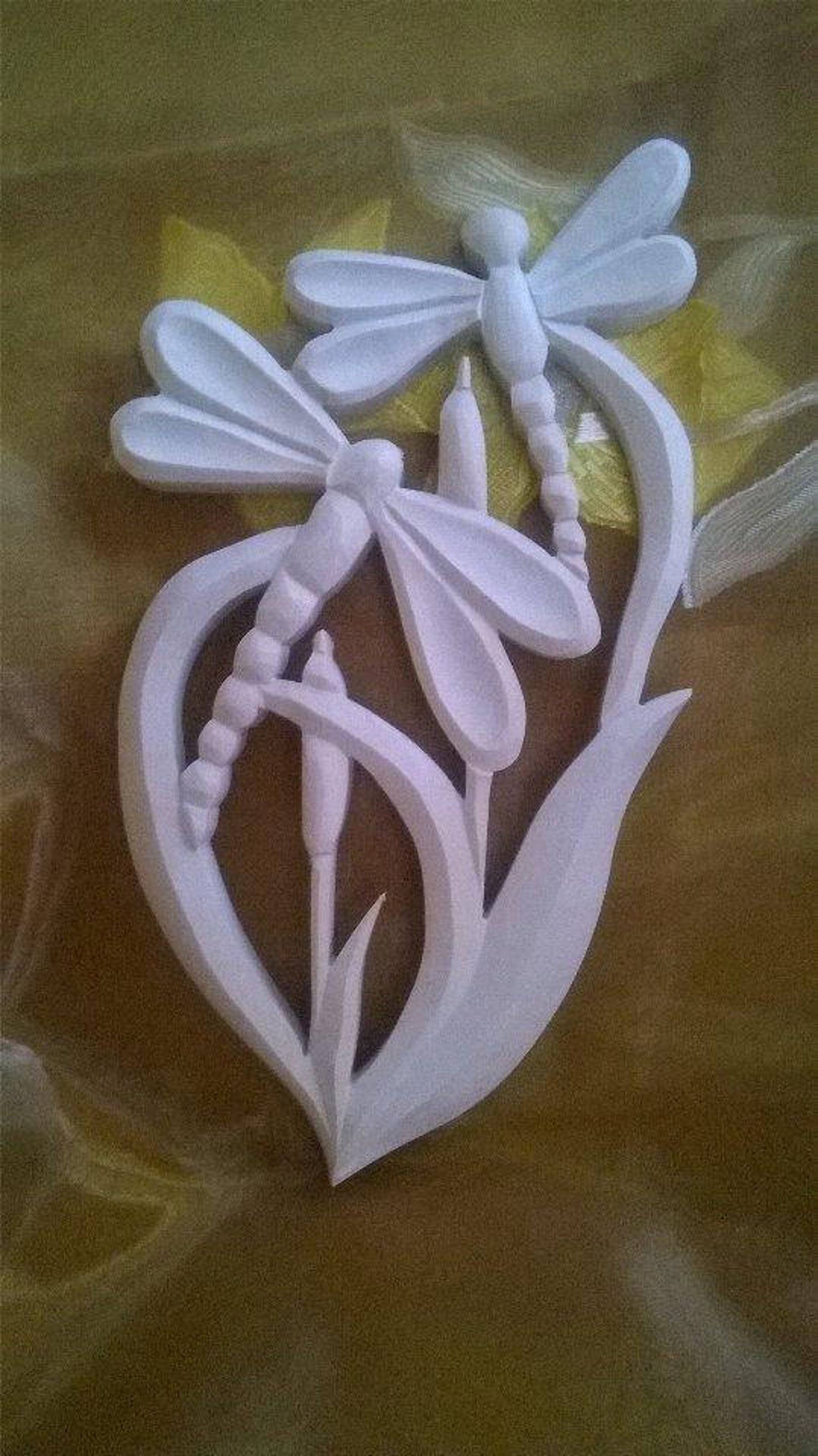 Wooden Dragonfly Dragonfly Wood Carving Craving Wall - Etsy