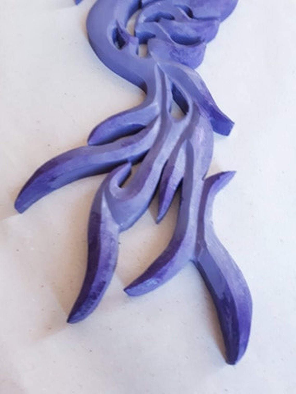 Purple Phoenix Phoenix Carving Wall Phoenix Bird Handmade - Etsy