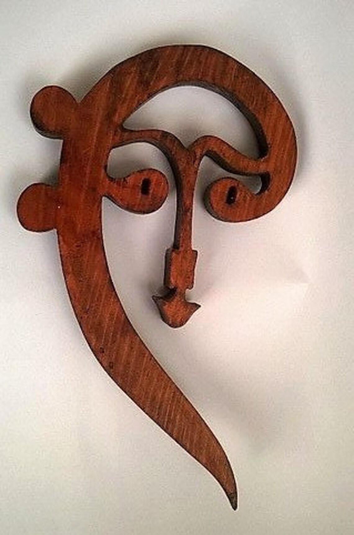 Wood Carving Bass Clef Handmade Bass Clef Wooden Bass Clef | Etsy