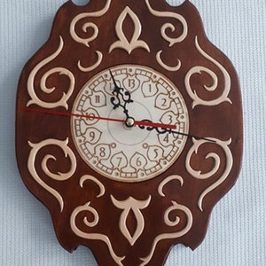 Labyrinth Clock, 13th Hour Wall Clock, 13th Hour Clock, Hand Made Clock ...