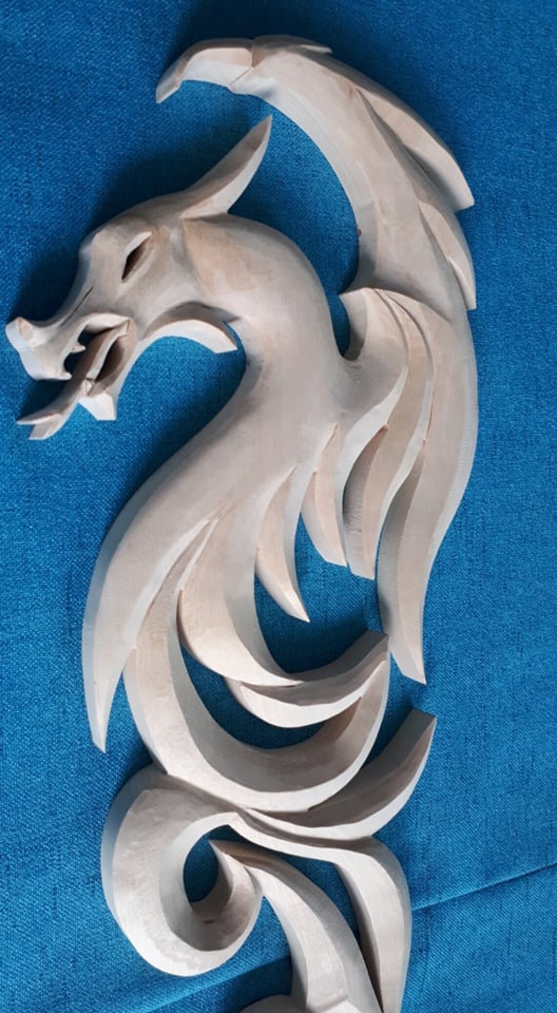 Wooden Dragon Dragon Wood Carving Dragon Carving Wall - Etsy