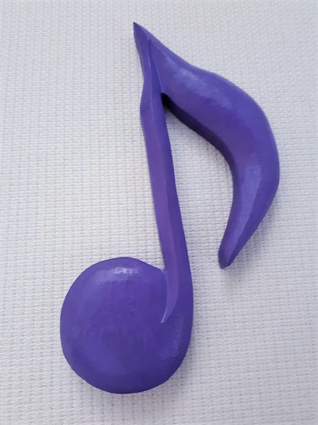 Purple Wooden Music Note: Linden Wood Carving (7 Inches) - Etsy