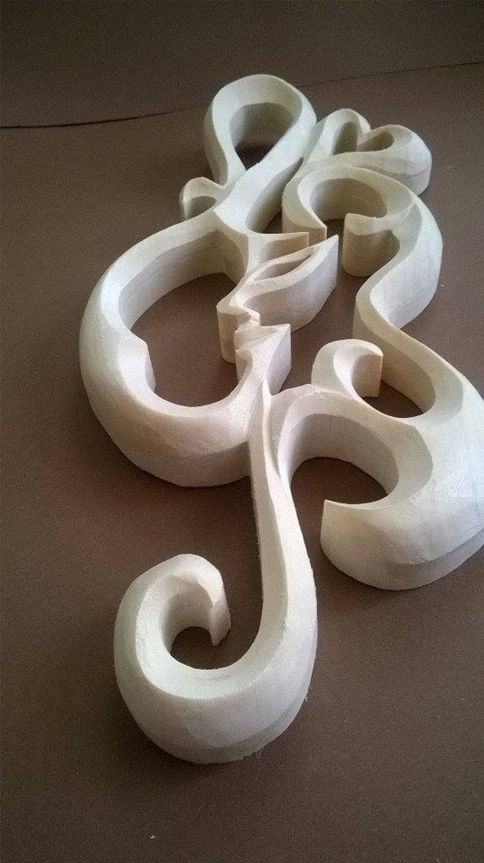 Wooden treble clef Handmade clef Love clef Love music | Etsy