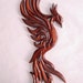 Phoenix 15 Inches Phoenix Phoenix Carving Wall Phoenix - Etsy