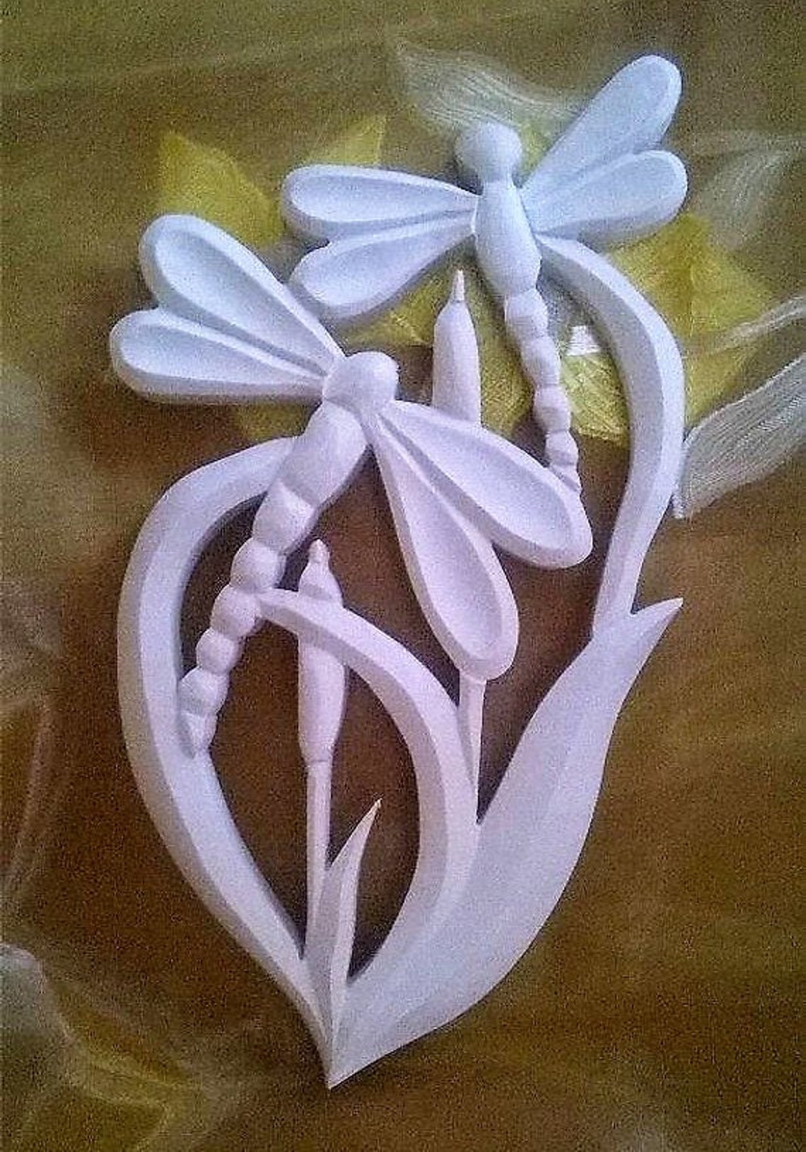 Wooden Dragonfly Dragonfly Wood Carving Craving Wall - Etsy