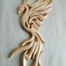 Phoenix Carving Wall, Natural Wood Color, 15 Inches Phoenix, Phoenix ...