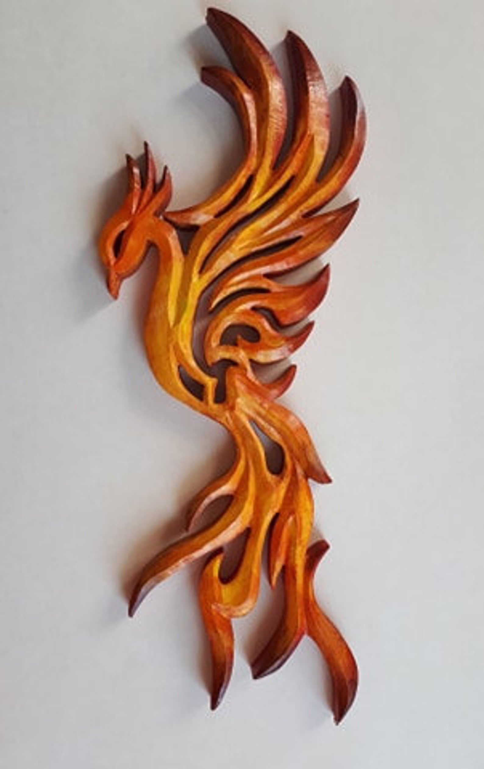 Fiery Phoenix Yellow Phoenix 15 Inches Phoenix Firebird | Etsy