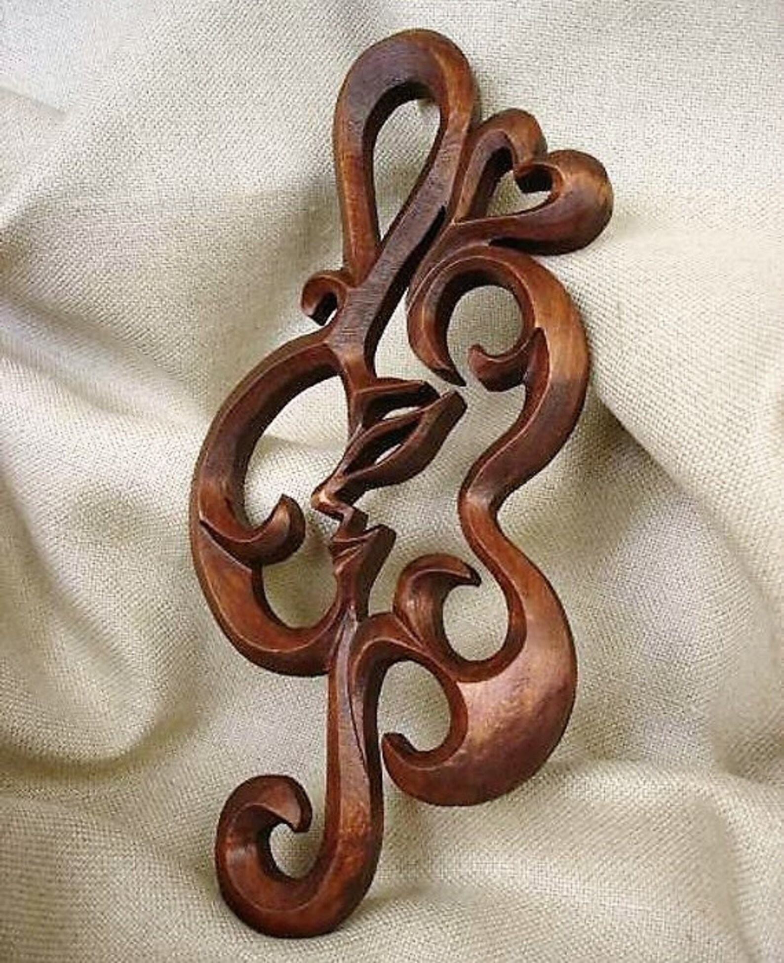 Wooden Treble Clef Handmade Clef Love Clef Love Music Wood - Etsy