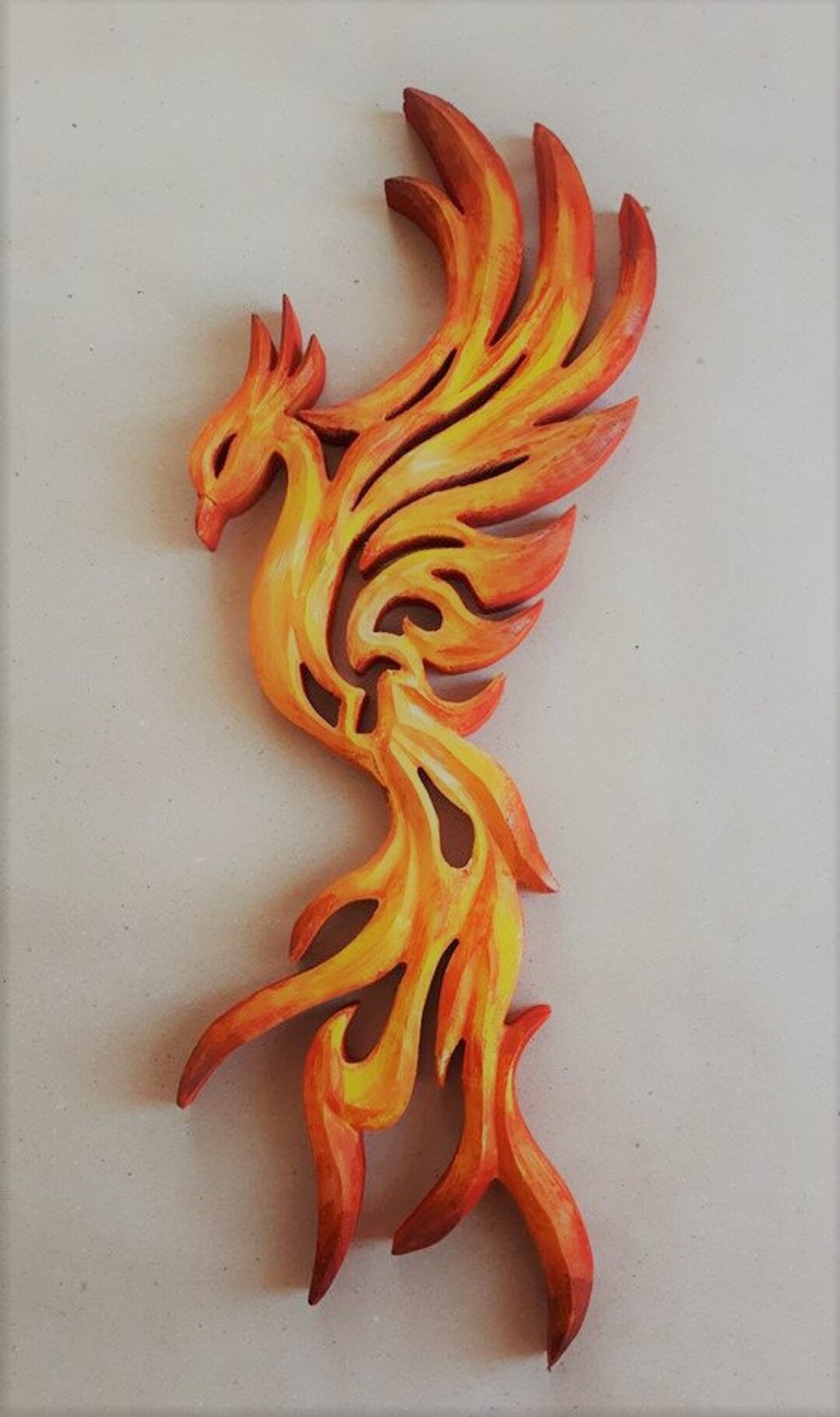 Fiery Phoenix, Yellow Phoenix, 15 Inches Phoenix, Firebird, Phoenix ...