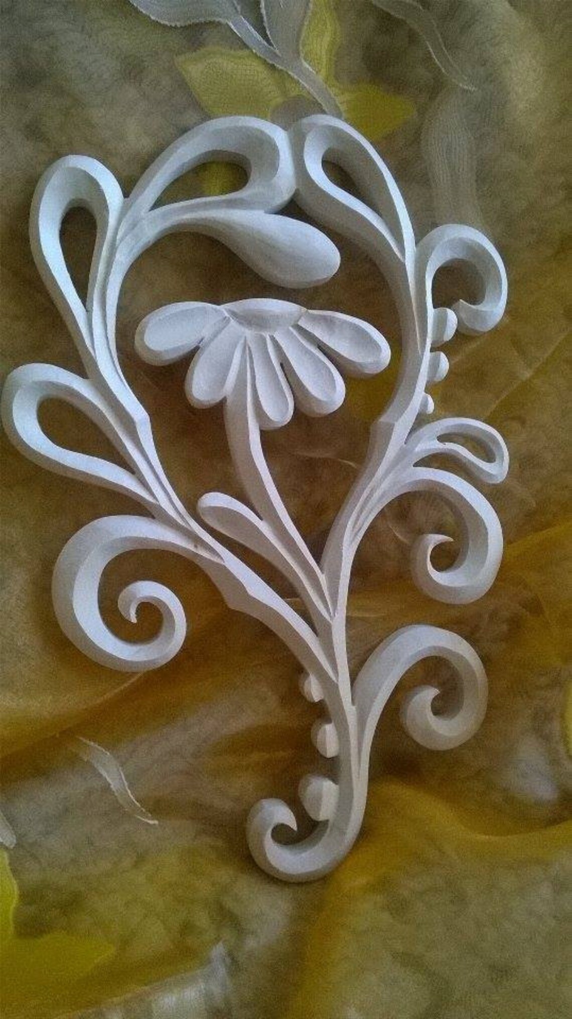 Wood Carving Daisy Flower Wooden Flower Daisy Wood Handmade - Etsy
