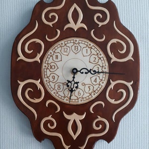 Labyrinth Clock, 13th Hour Wall Clock, 13th Hour Clock, Hand Made Clock ...