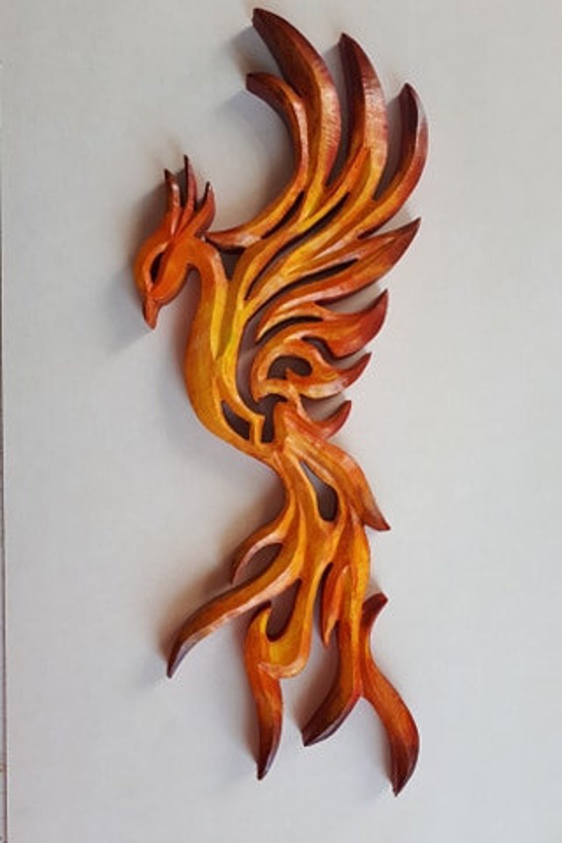 Fiery Phoenix Yellow Phoenix 15 Inches Phoenix Firebird | Etsy