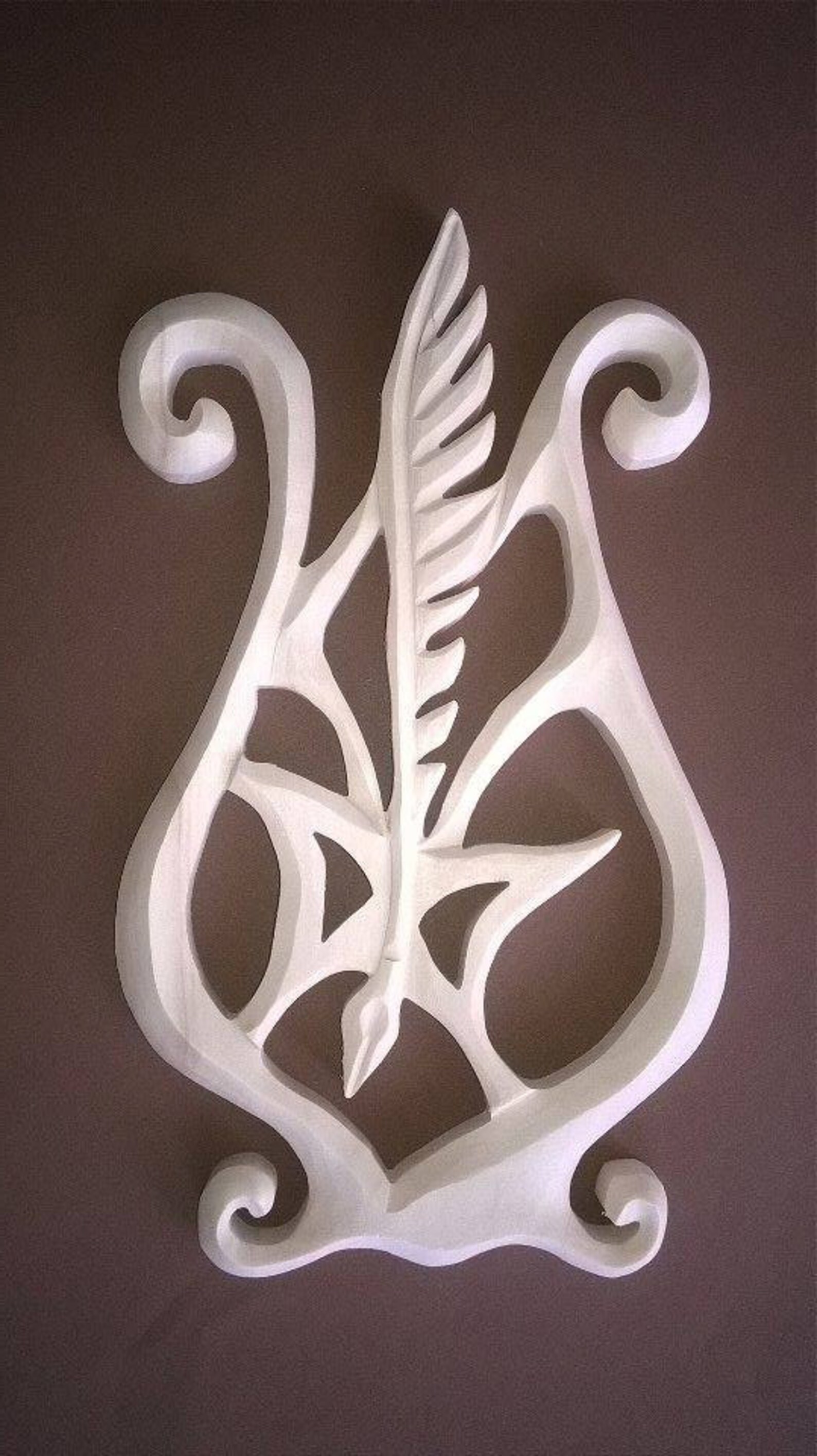 Wooden Lyre Lyre Poetry Carving Wall Lyre Wood Carving - Etsy