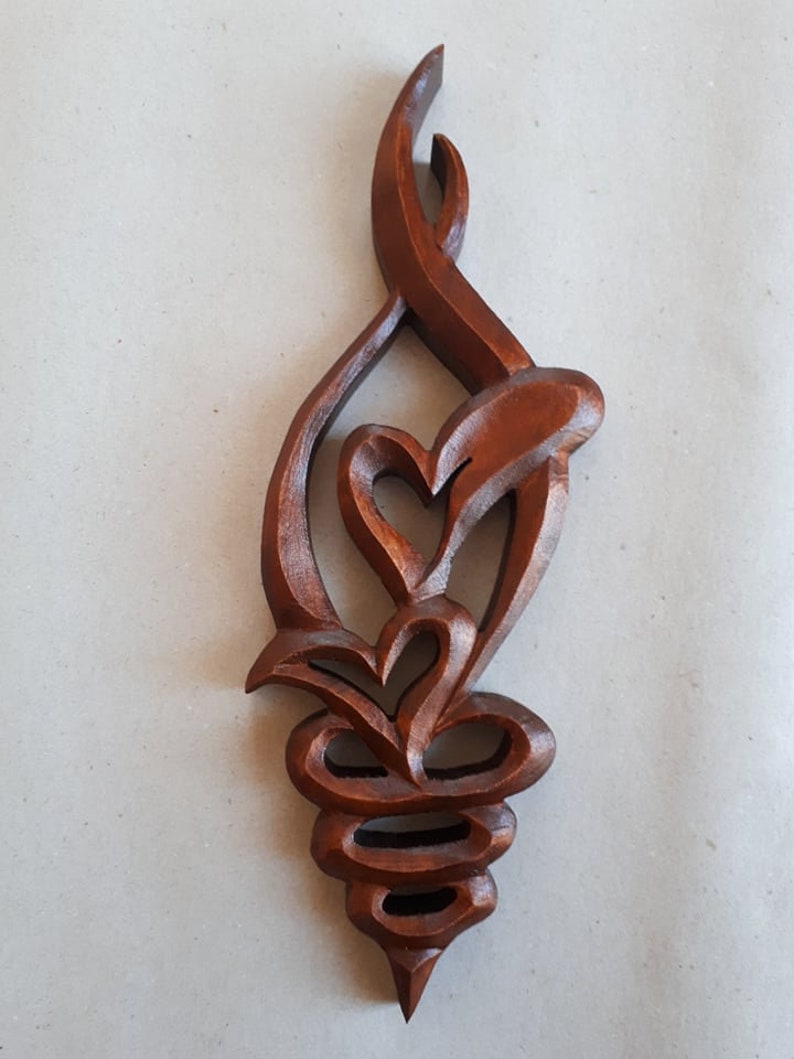 Love Whirlwind Wood Carving Love Gift Valentines Day Gift - Etsy