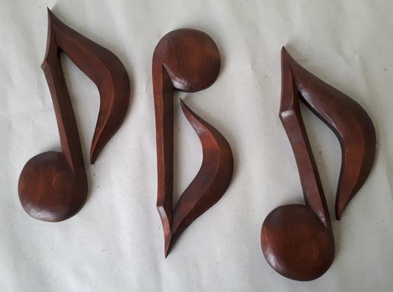 Wooden music notes Music Notes wood Wooden music note Music | Etsy