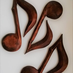 Wooden Music Notes Music Notes Wood Wooden Music Note Music | Etsy