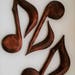Wooden Music Notes, Music Notes Wood, Wooden Music Note, Music Notes ...