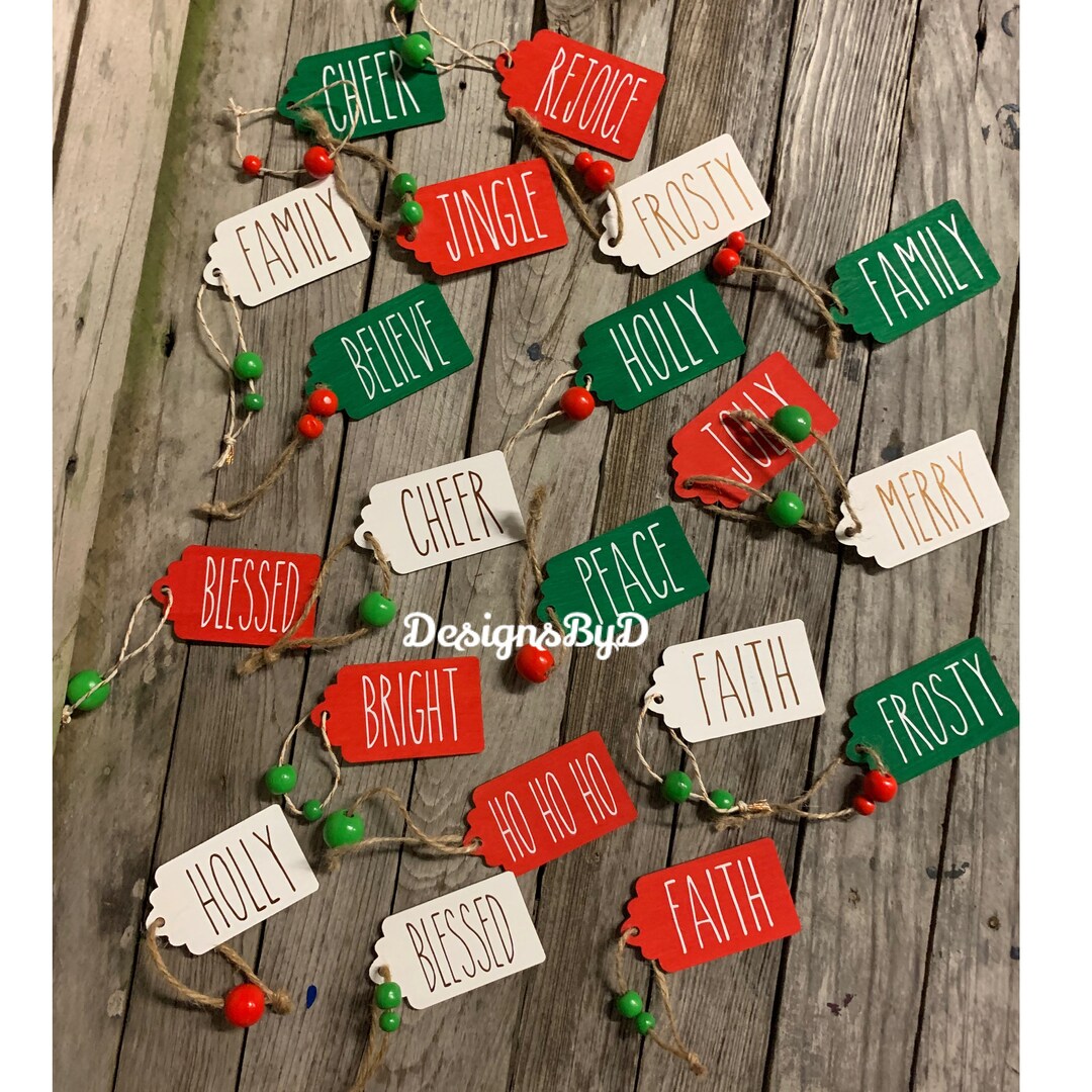 Christmas Tags, Farmhouse Style, Ornaments,wooden Ornaments Ray Dunn ...