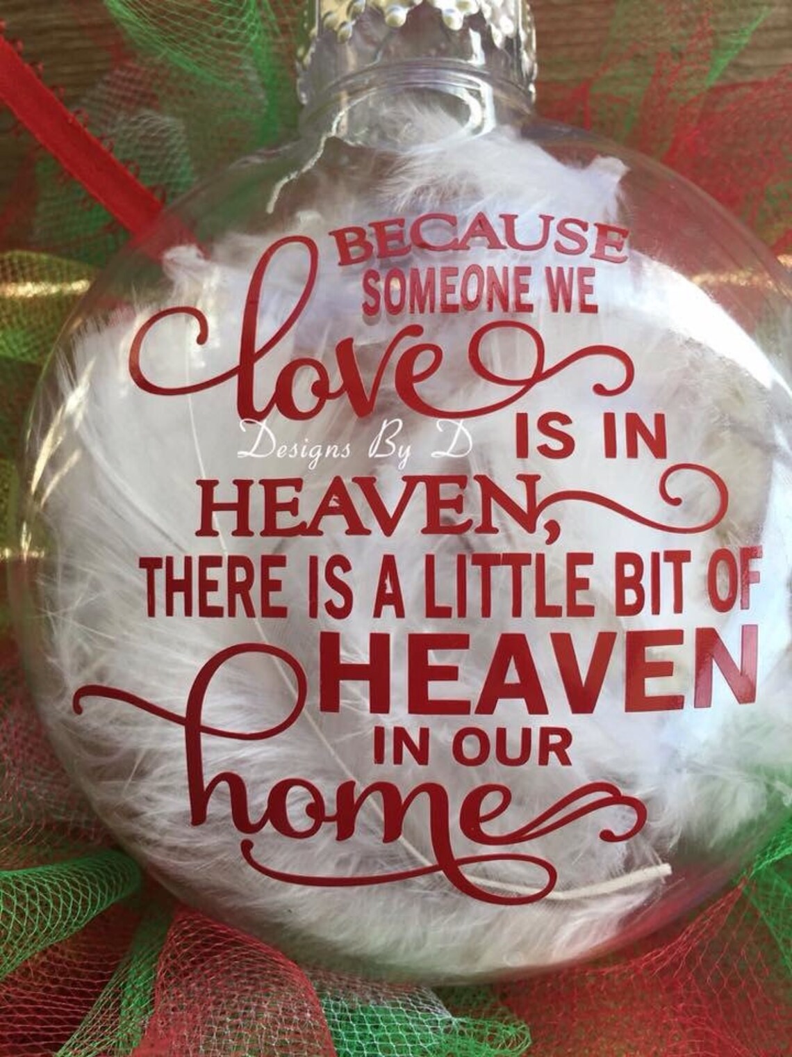 In Memory Decals for Ornaments Keepsake Remembrance Memorial - Etsy