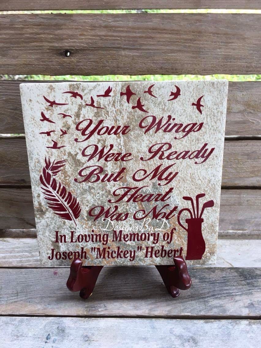 In Memory Decals for Ornaments Keepsake Remembrance Memorial - Etsy
