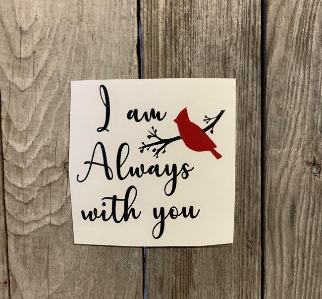 Cardinal Hummingbird Decal in Memory Decals for Ornaments - Etsy