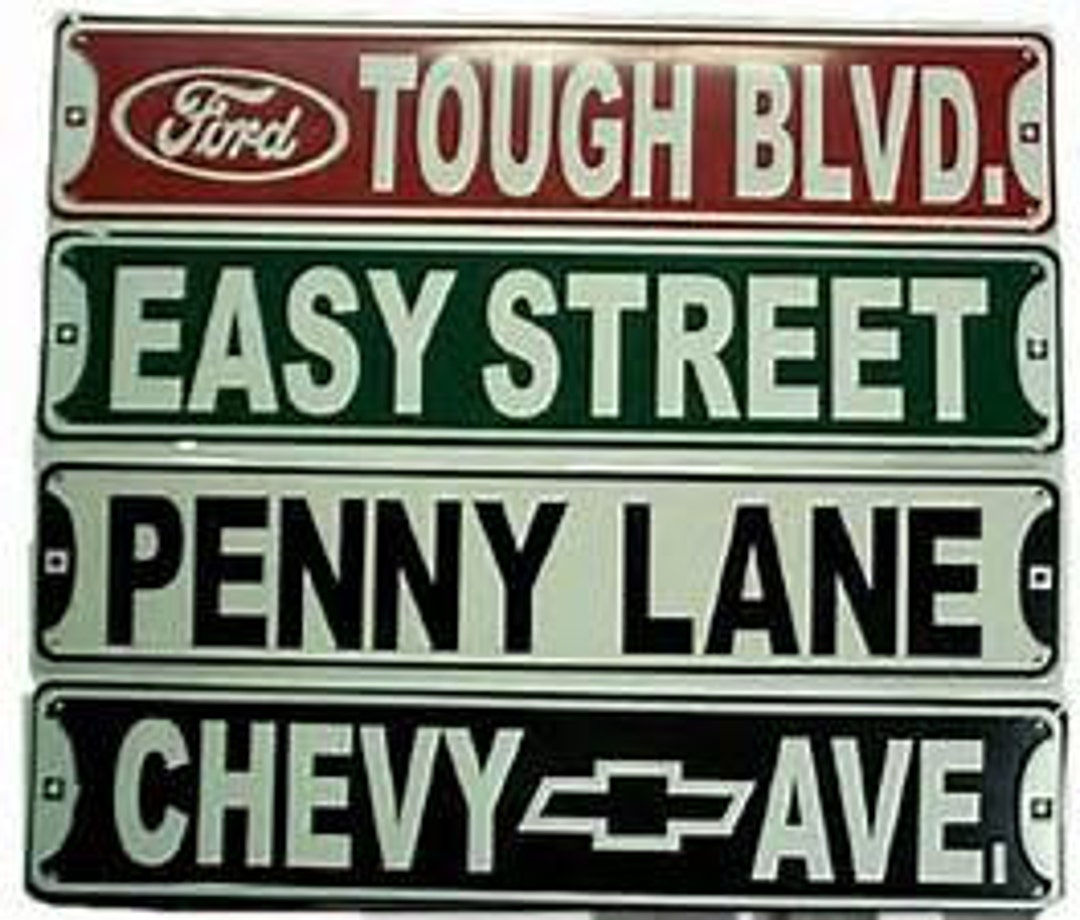 Street Signs Custom Street Sign Street Sign Personalized - Etsy