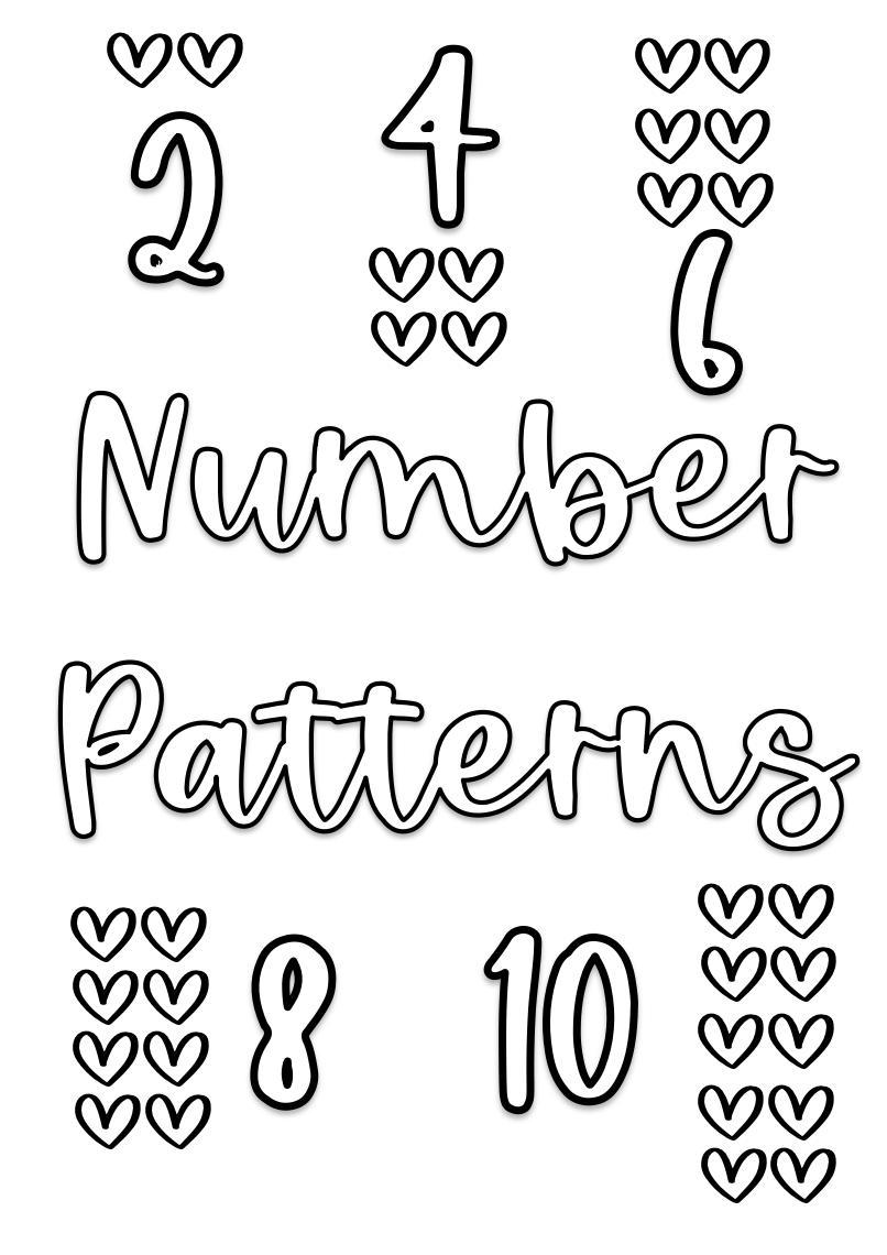 Number Patterns | Grade 1 Worksheet - Etsy