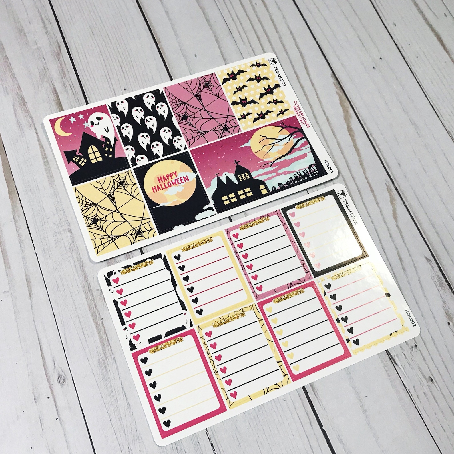 Hand Drawn Halloween Planner Sticker Kit Cutie Spookies - Etsy