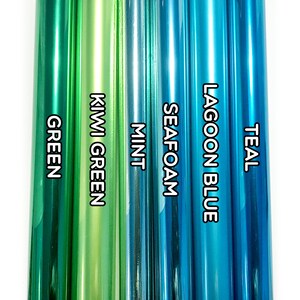 Foiled Icon Stickers Transparent Overlay Stickers Multiple Foil Color ...