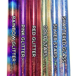 Foiled Icon Stickers Transparent Overlay Stickers Multiple Foil Color ...