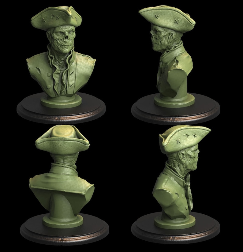 John Hancock 3D Printed Resin Bust Fallout 4 - Etsy