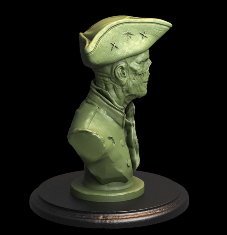 John Hancock 3D Printed Resin Bust Fallout 4 - Etsy