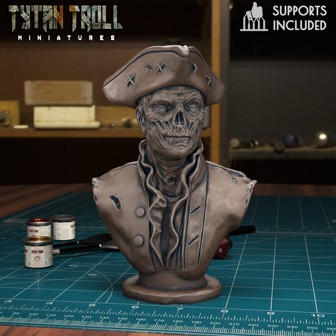 John Hancock 3D Printed Resin Bust | Fallout 4 - Etsy