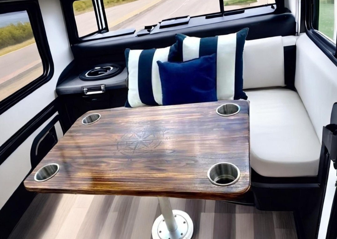 Custom Teak Table Top, Skoolie Bus, Camper, Boat, Dining Motor Home - Etsy
