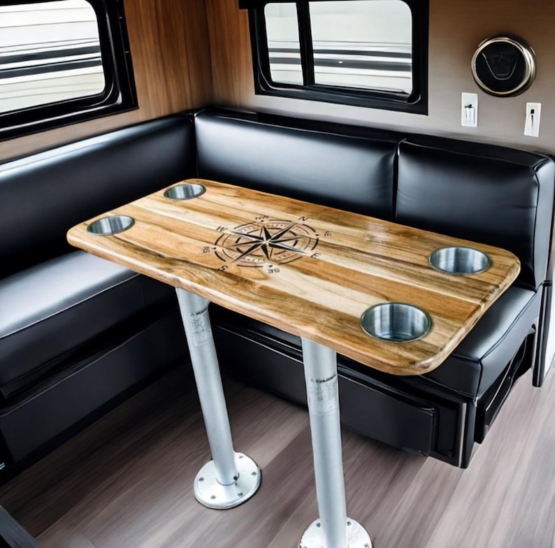 Custom Teak Table Top, Skoolie Bus, Camper, Boat, Dining - Etsy