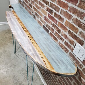 Surfboard Bar Countertop Set 6 Foot With 2 Matching Stools Desk Beach ...