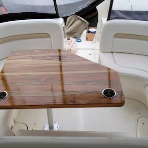 Boat Table Teak| Cockpit Yacht | Made to Order | FREE SHIPPING | Custom ...